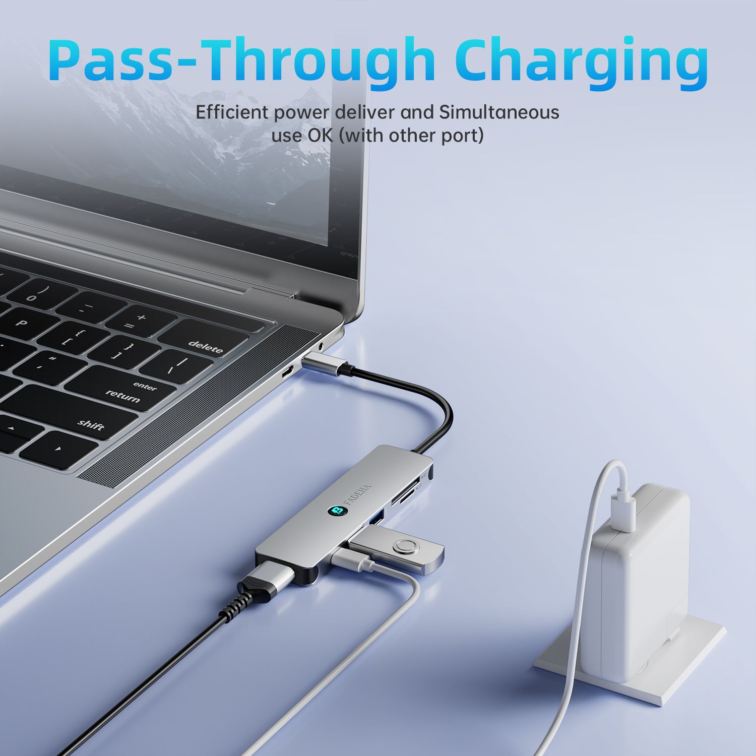 2024 Latest Version USB C Hub, USB C Multi-Port Adapter for MacBook Pro ...