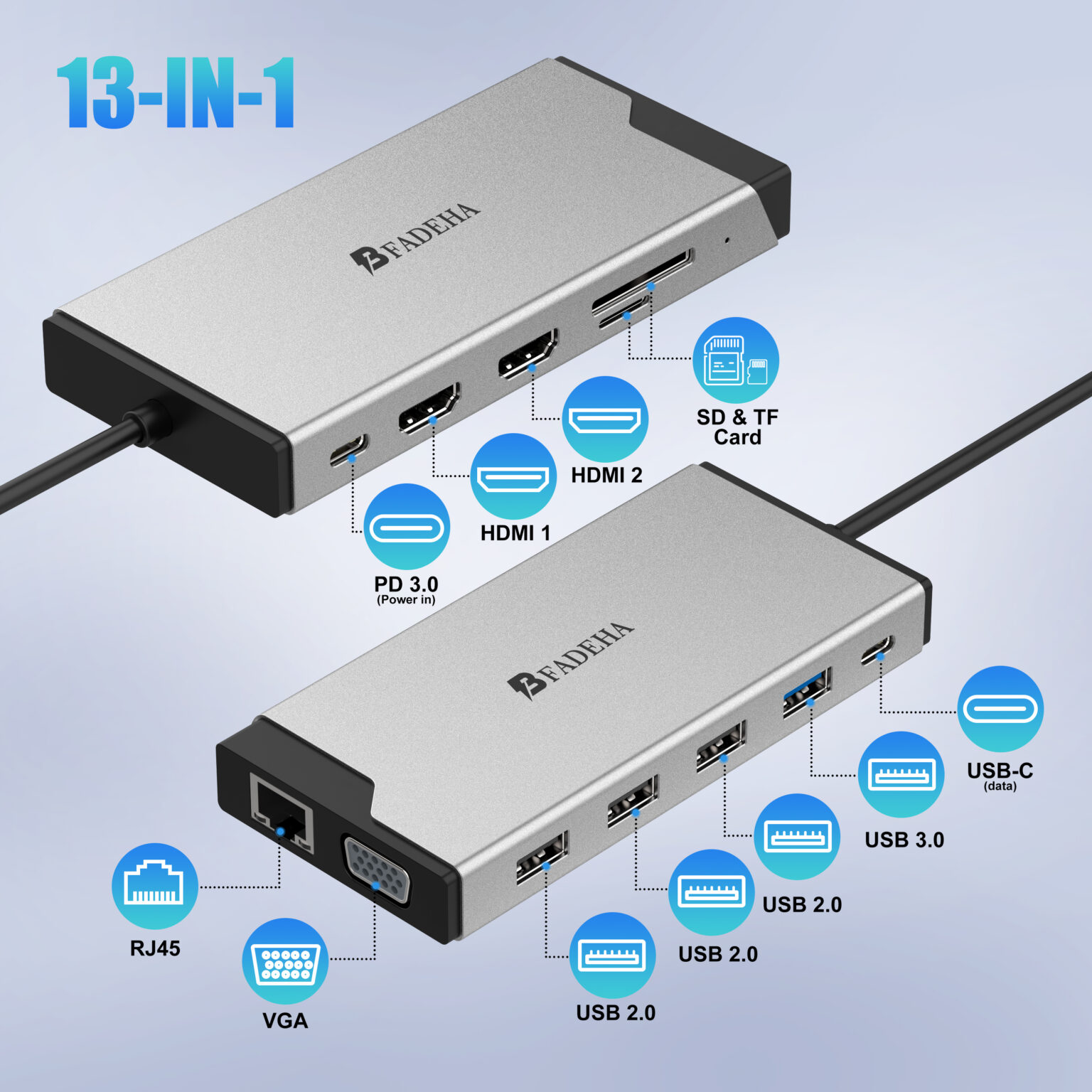 2025 Latest Version Displaylink Adapter Triple Monitor HDMI Display ...