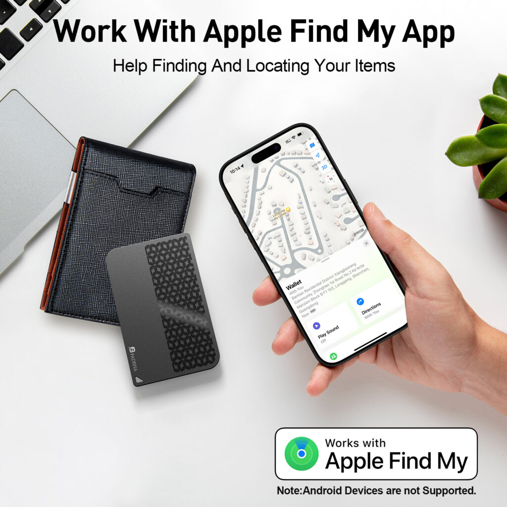 by Air Tag (2025) iOS Only Bluetooth Tracker with Apple Find My, iPhone ...